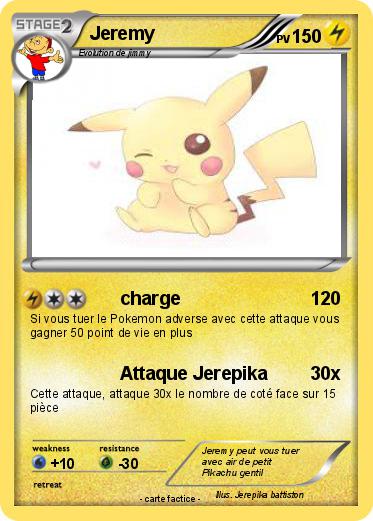 Pokémon Jeremy 443 443 - charge - Ma carte Pokémon
