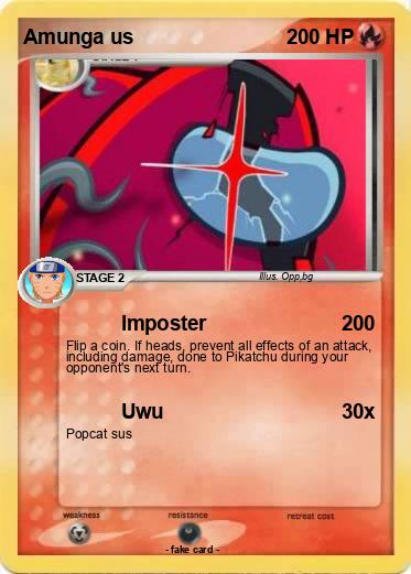 Pokémon Amunga us - Imposter - My Pokemon Card