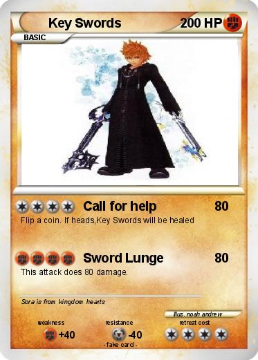 Pokémon Key Swords - Call for help - My Pokemon Card