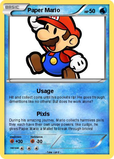 Pokémon Paper Mario 273 273 - Usage - My Pokemon Card