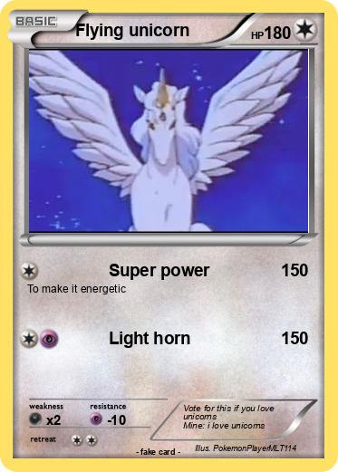 Pokémon Flying unicorn 1 1 - Super power - My Pokemon Card