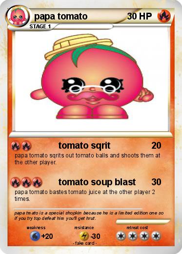 Pokémon papa tomato 1 1 - tomato sqrit - My Pokemon Card
