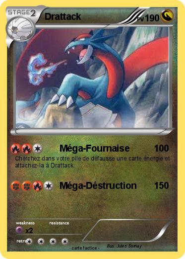Pokémon Drattack 22 22 - Méga-Fournaise - Ma carte Pokémon