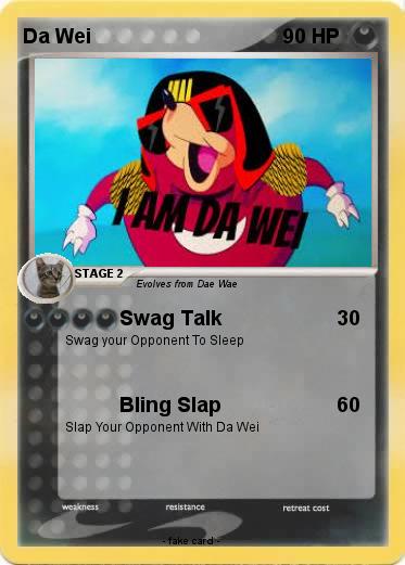 Pokémon Da Wei - Swag Talk - My Pokemon Card