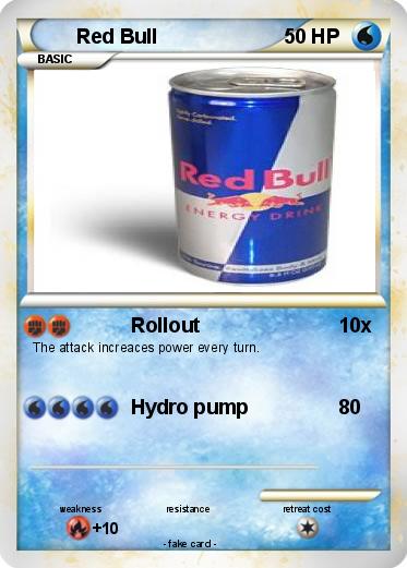 Pokémon Red Bull 25 25 - Rollout - My Pokemon Card