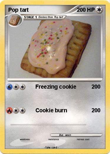 Pokémon Pop tart 26 26 - Freezing cookie - My Pokemon Card