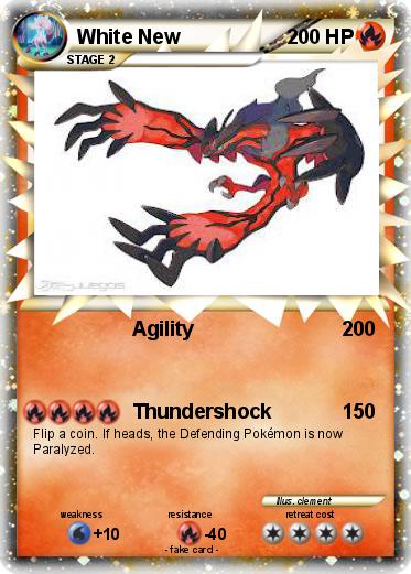 Pokémon White New - Agility - My Pokemon Card