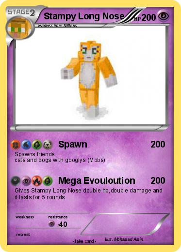 Pokémon Stampy Long Nose 5 5 - Spawn - My Pokemon Card