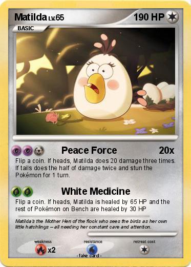 Pokémon Matilda 35 35 - Peace Force - My Pokemon Card