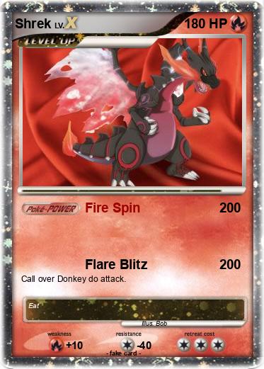 Pokémon Shrek 2213 2213 - Fire Spin - My Pokemon Card