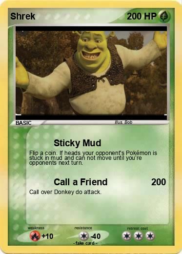 Pokémon Shrek 2212 2212 - Sticky Mud - My Pokemon Card