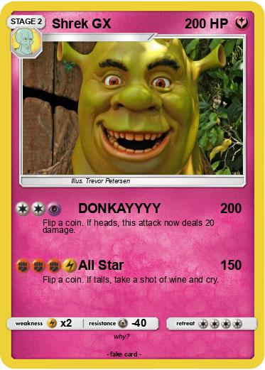 Pokémon Shrek GX 6 6 - DONKAYYYY - My Pokemon Card