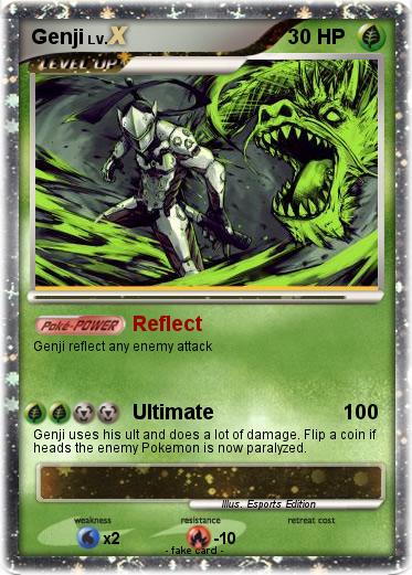 Pokémon Genji 96 96 - Reflect - My Pokemon Card