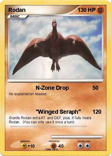 Pokémon Rodan 33 33 - N-Zone Drop - My Pokemon Card