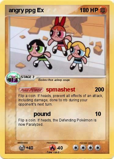 Pokémon angry ppg Ex - spmashest - My Pokemon Card