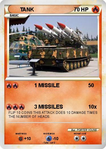 Pokémon TANK 591 591 - 1 MISSILE - My Pokemon Card
