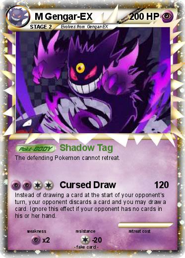 Pokémon M Gengar EX - Shadow Tag - My Pokemon Card
