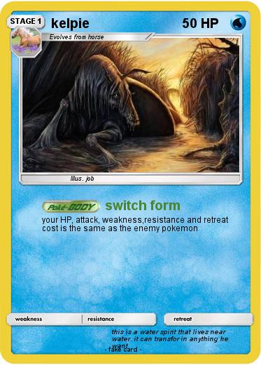 Pokémon kelpie 14 14 - switch form - My Pokemon Card