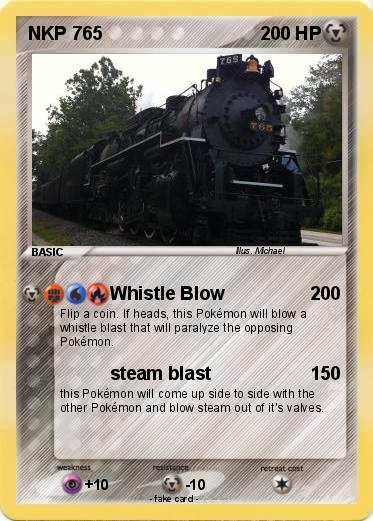 Pokémon NKP 765 1 1 - Whistle Blow - My Pokemon Card