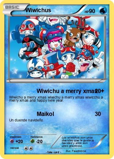 Pokémon Wiwichus 7 7 - Wiwichu a merry xmas - Mi carta pokémon