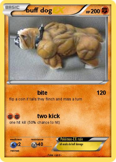 Pokémon buff dog 2 2 - bite - My Pokemon Card