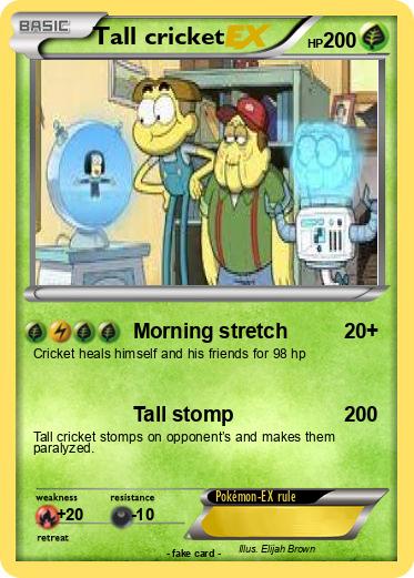 Pokémon Tall cricket - Morning stretch - My Pokemon Card