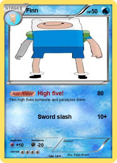 Pokémon Finn 1946 1946 - High five! - My Pokemon Card