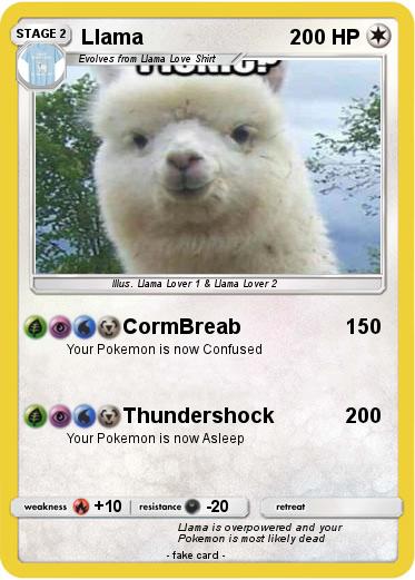 Pokémon Llama 272 272 - CormBreab - My Pokemon Card