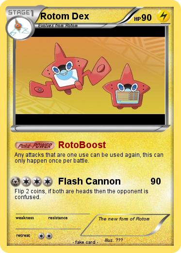 Pokémon Rotom Dex 5 5 - RotoBoost - My Pokemon Card