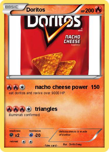 Pokémon Doritos 104 104 - nacho cheese power - My Pokemon Card