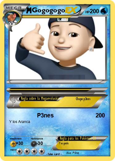 Pokémon Gogogogo - P3nes - Mi carta pokémon