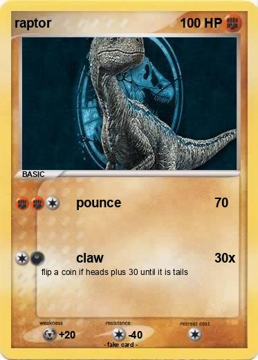 Pokémon raptor 466 466 - pounce - My Pokemon Card