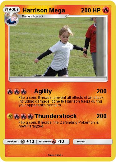 Pokémon Harrison Mega - Agility - My Pokemon Card