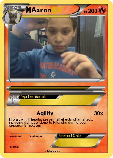 Pokémon Aaron 787 787 - Agility - My Pokemon Card