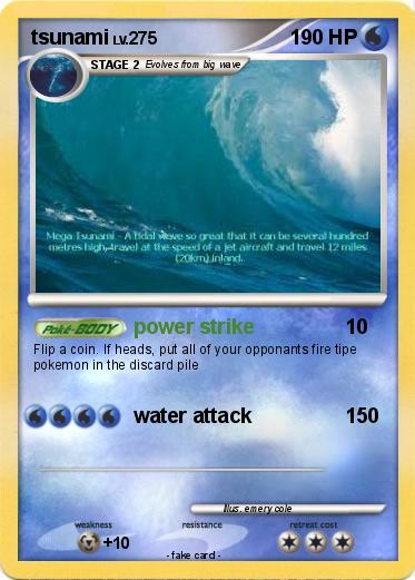Pokémon tsunami 90 90 - power strike - My Pokemon Card
