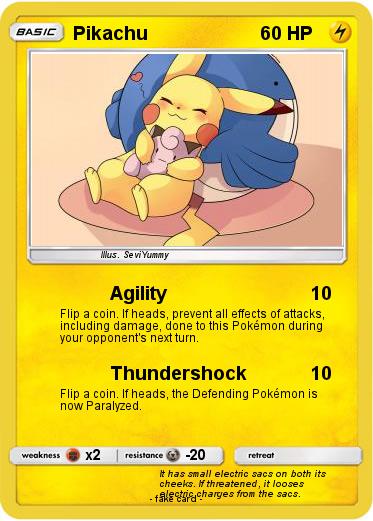 Pokémon Pikachu 20371 20371 - Agility - My Pokemon Card