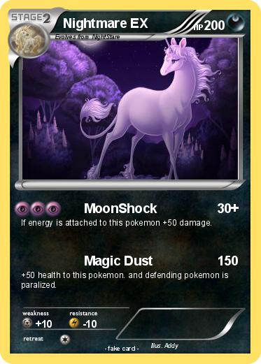Pokémon Nightmare EX 13 13 - MoonShock - My Pokemon Card