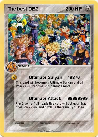 Pokémon The best DBZ 2 2 - Ultimate Saiyan 49876 - My Pokemon Card