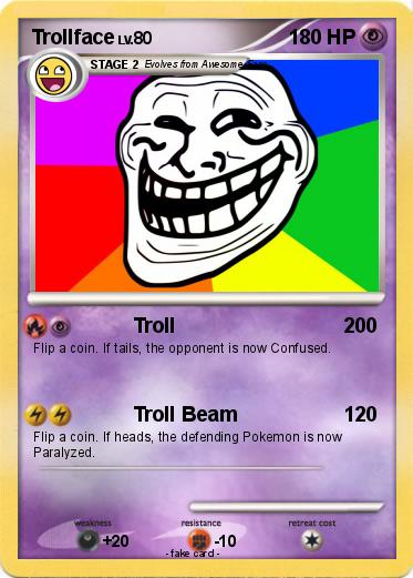 Pokémon Trollface 450 450 - Troll - My Pokemon Card