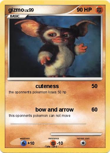 Pokémon gizmo 130 130 - cuteness - My Pokemon Card