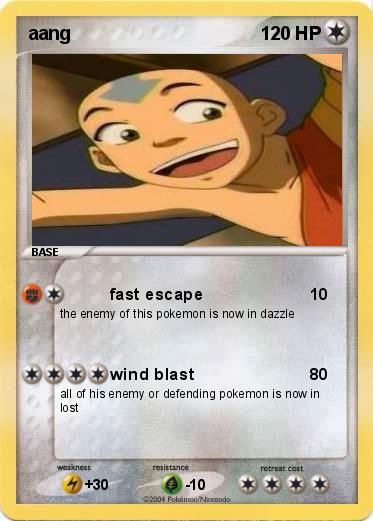 Pokémon aang 42 42 - fast escape - My Pokemon Card