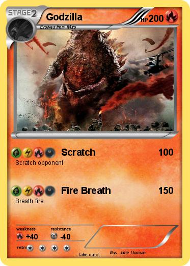 Pokémon Godzilla 1941 1941 - Scratch - My Pokemon Card