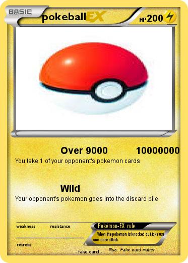 Pokémon pokeball 591 591 - Over 9000 10000000 - My Pokemon Card