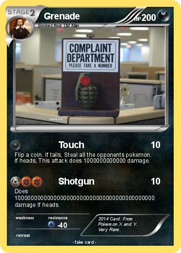 Pokémon Grenade 68 68 - Touch - My Pokemon Card