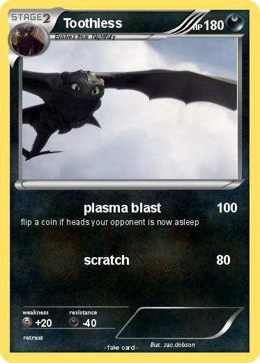 Pokémon Toothless 479 479 - plasma blast - My Pokemon Card
