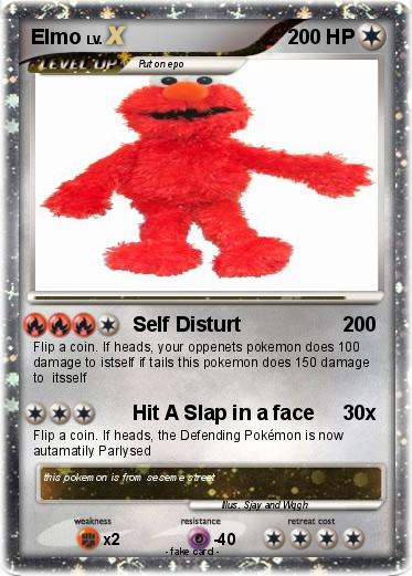 Pokémon Elmo 636 636 - Self Disturt - My Pokemon Card
