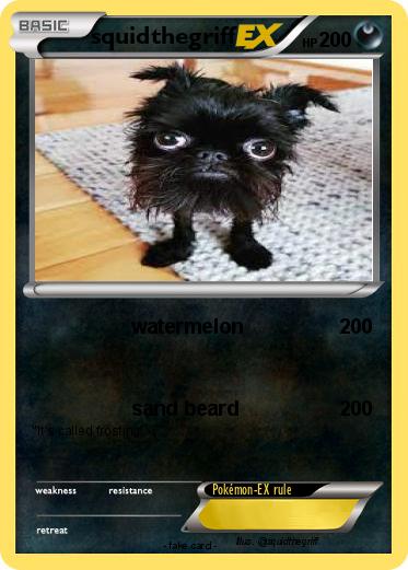Pokémon squid the griff - watermelon - My Pokemon Card