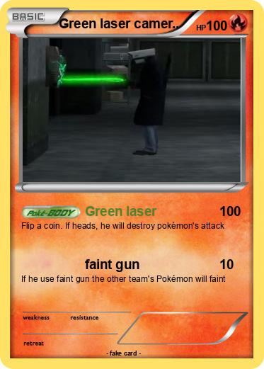 Pokémon Green laser camer - Green laser - My Pokemon Card