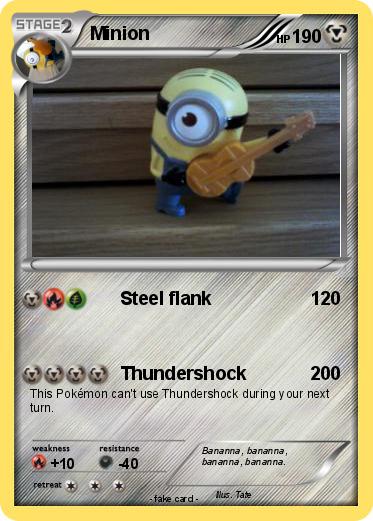 Pokémon Minion 852 852 - Steel flank - My Pokemon Card