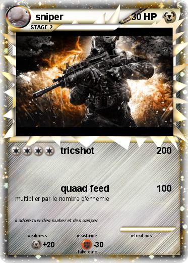 Pokémon sniper 1047 1047 - tricshot - My Pokemon Card